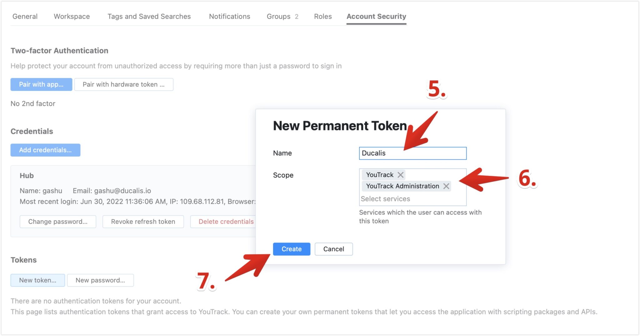 Integrate YouTrack with Token-based Authentication - Ducalis.io