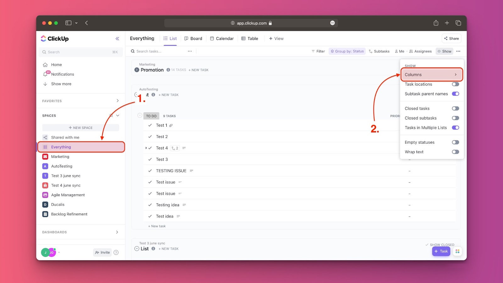 Two-Way Sync with ClickUp: Adding Custom Fields For the Entire Workspace - Ducalis.io