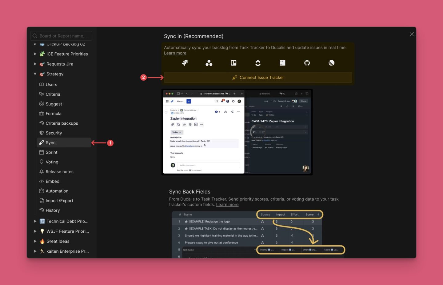 Integrating and Syncing Issues from Linear - Ducalis.io